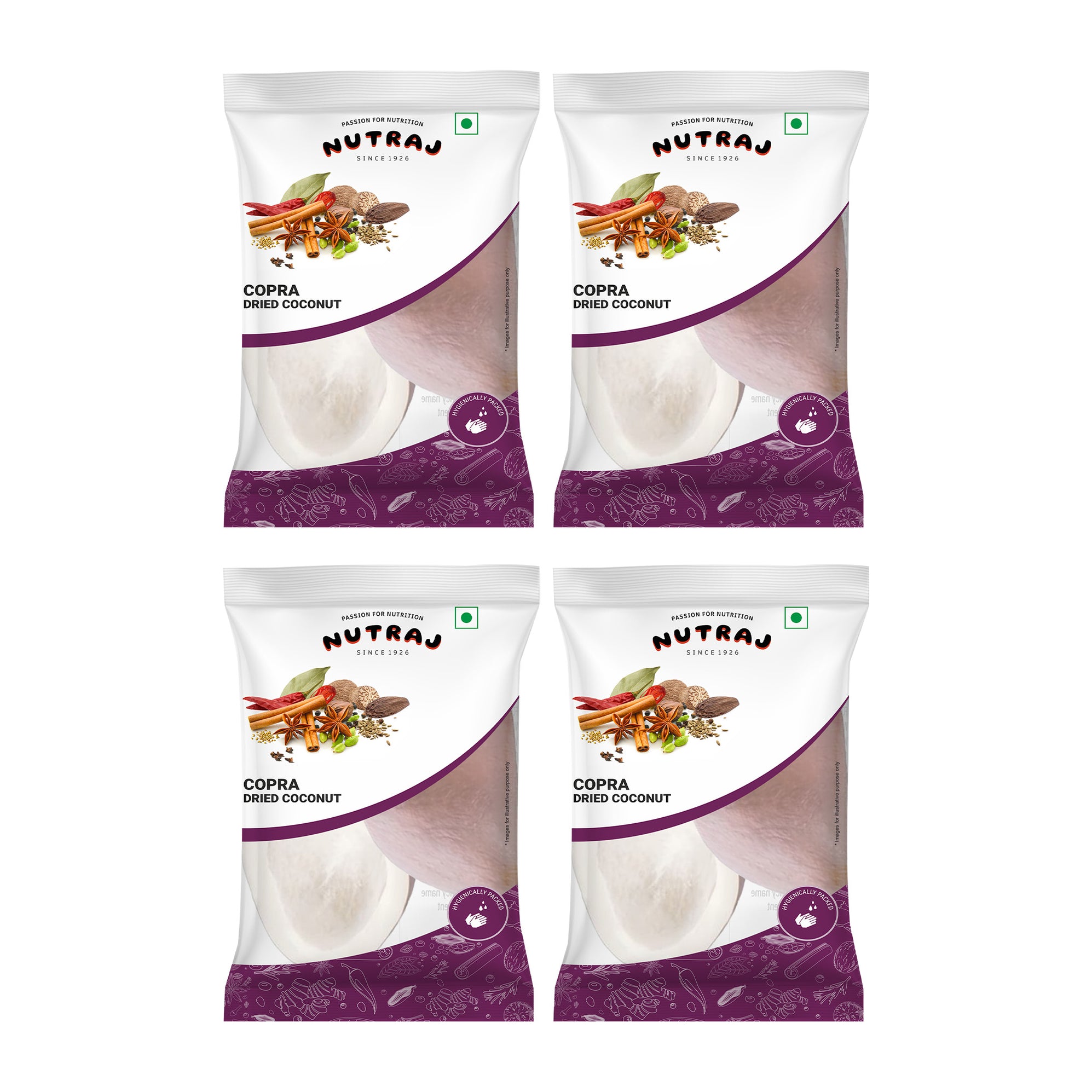 Nutraj Copra Dried Coconut Whole 200g