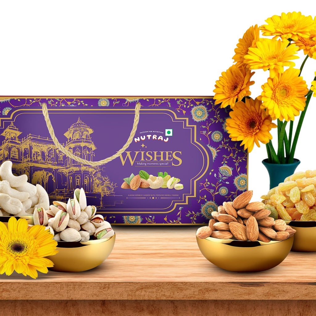Buy and Send Diwali Dry Fruits Gift Hampers Online from Nutraj