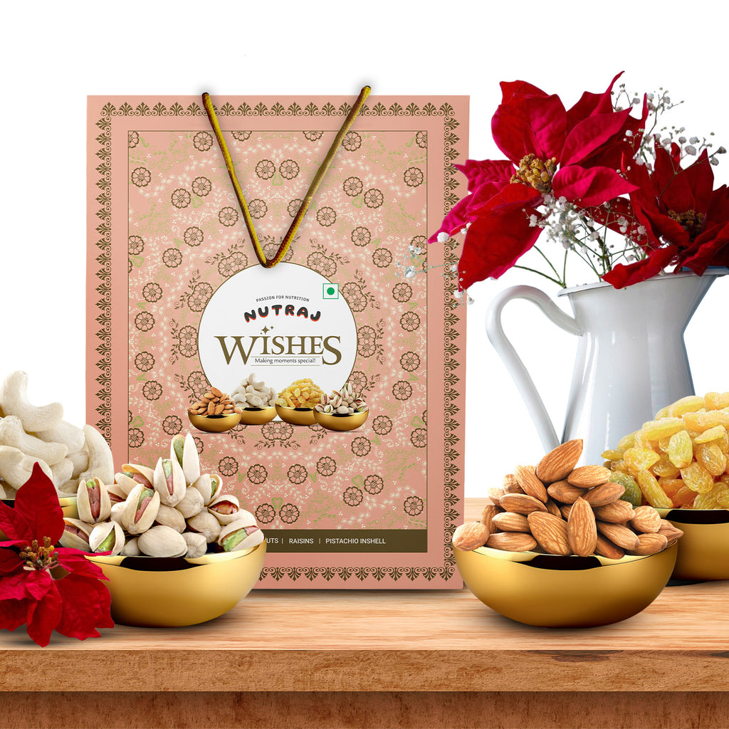 Buy and Send Diwali Dry Fruits Gift Hampers Online from Nutraj
