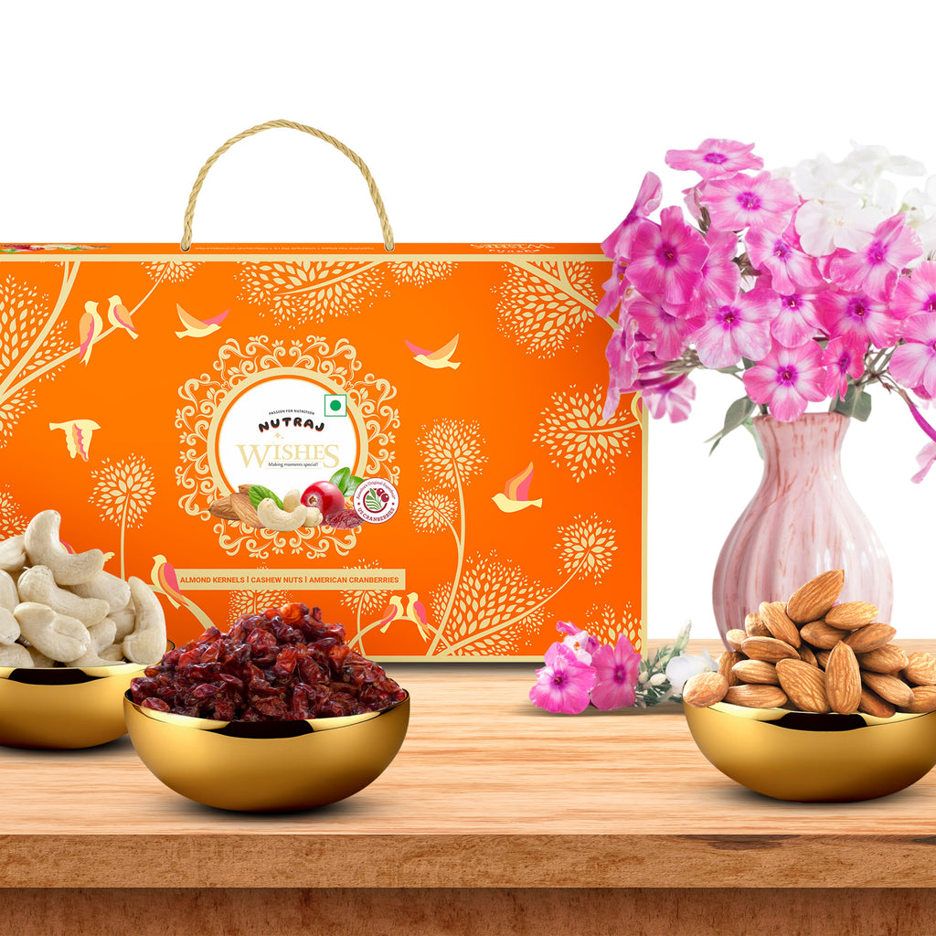 Buy and Send Diwali Dry Fruits Gift Hampers Online from Nutraj