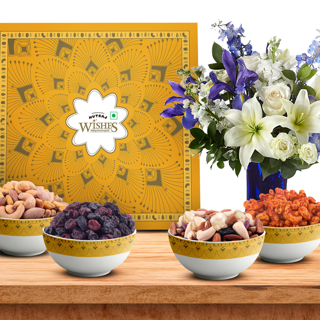 Buy and Send Diwali Dry Fruits Gift Hampers Online from Nutraj