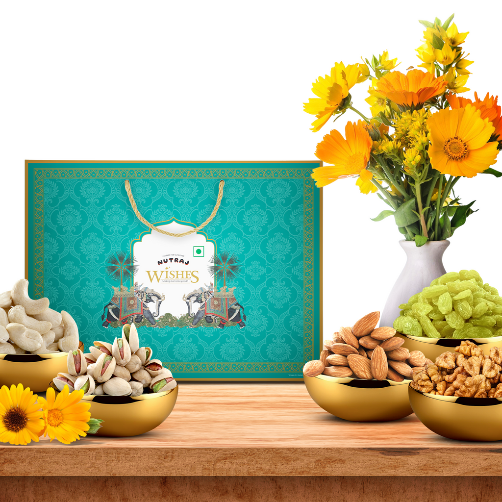 Buy and Send Diwali Dry Fruits Gift Hampers Online from Nutraj