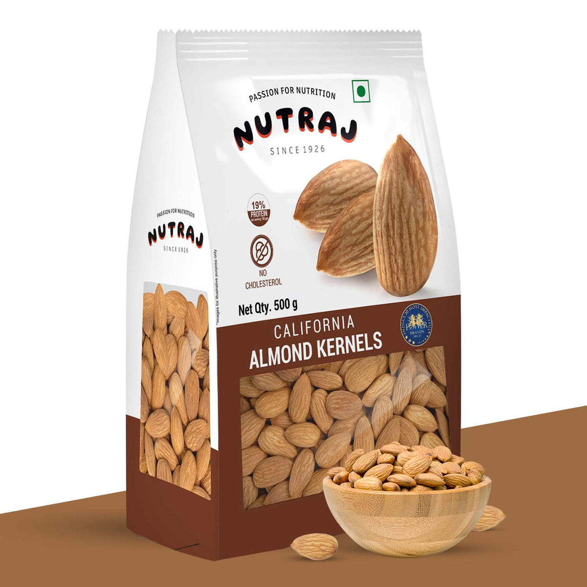 Nutraj California Almond 1kg | Premium Quality Badam