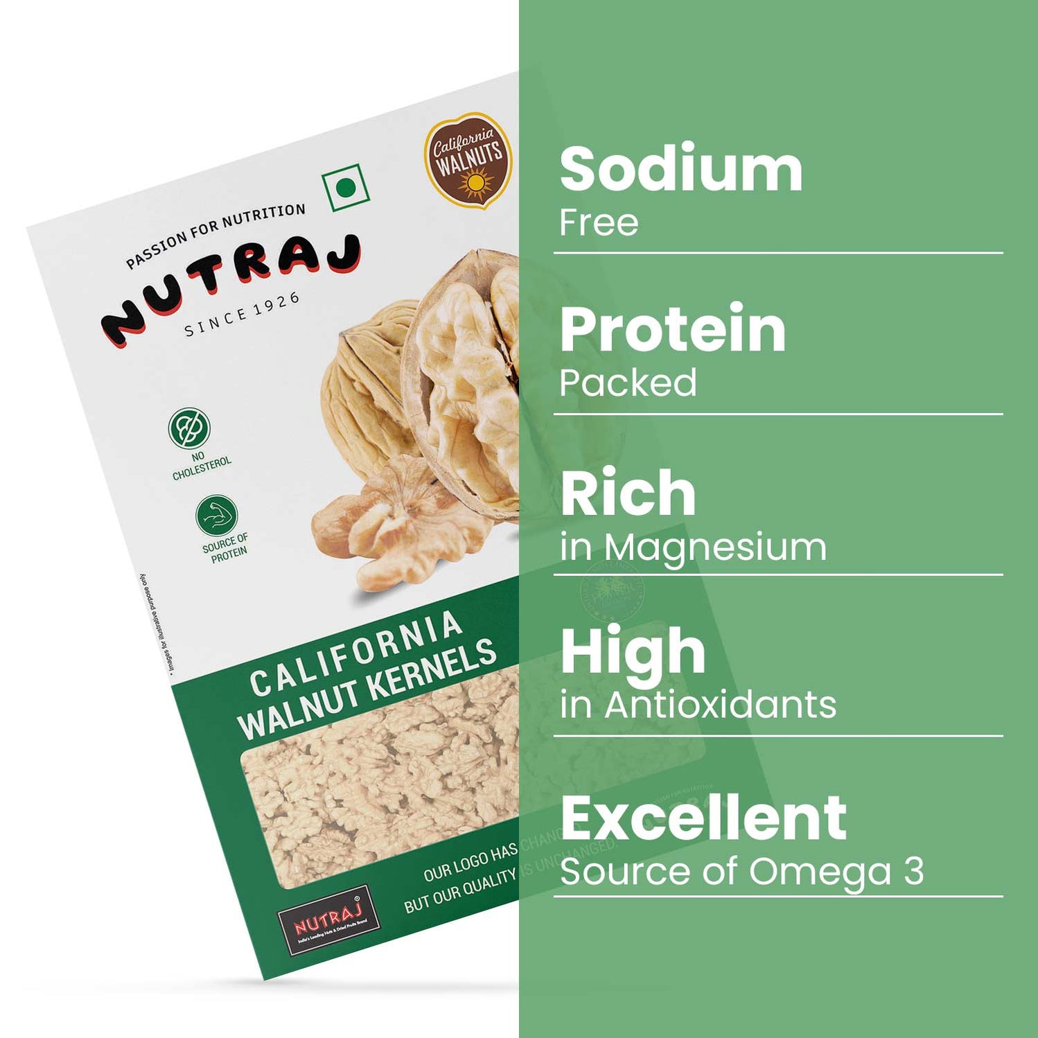 Buy Nutraj Premium Quality California Walnut Kernels Price