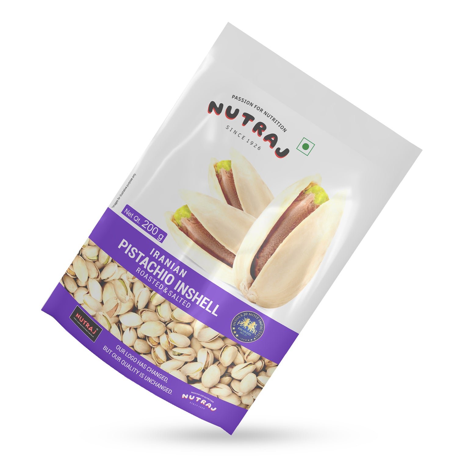 Buy Nutraj Roasted & Salted Iranian Pistachios Online 200g