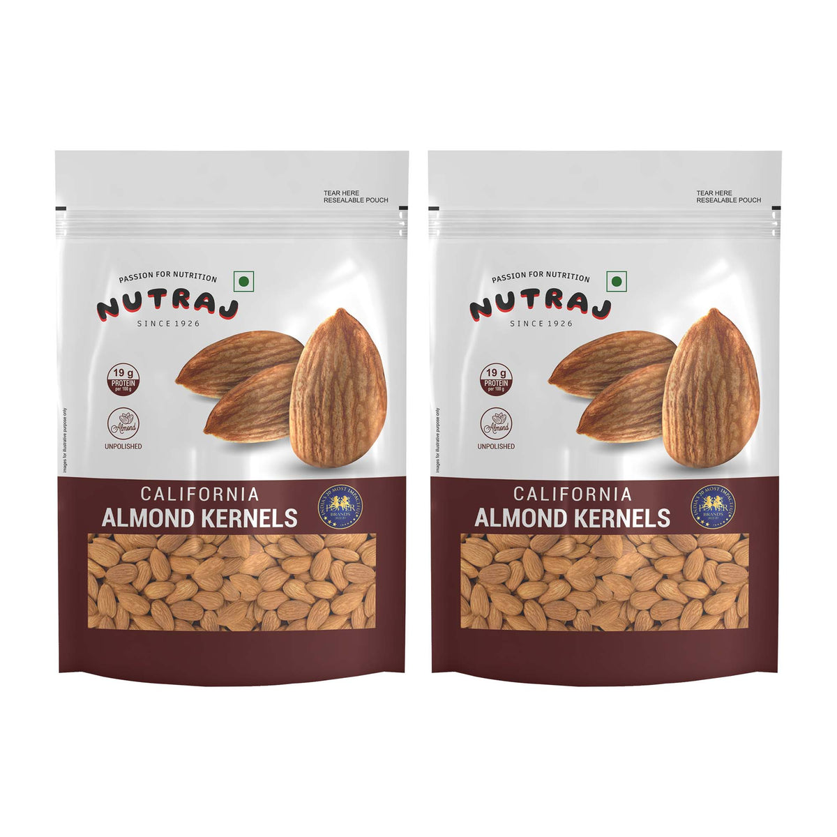 Nutraj Californian 200gm Almonds (Badam) Dry Fruit Nuts Price