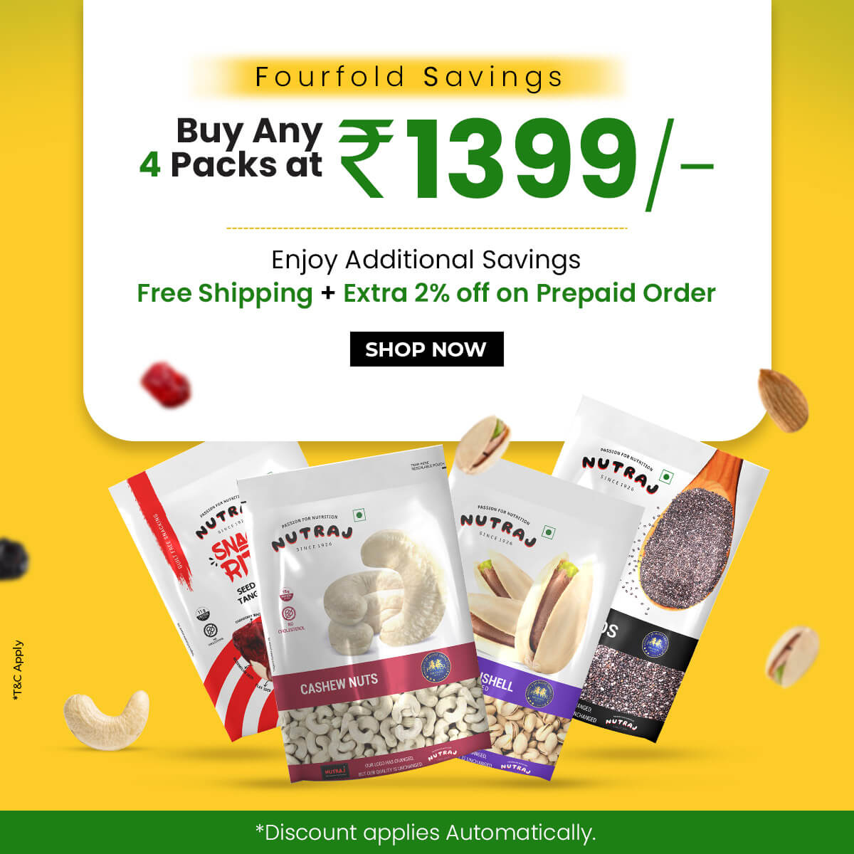NUTRAJ: Buy Dry Fruits Online from India's No.1 Dry Fruits Store