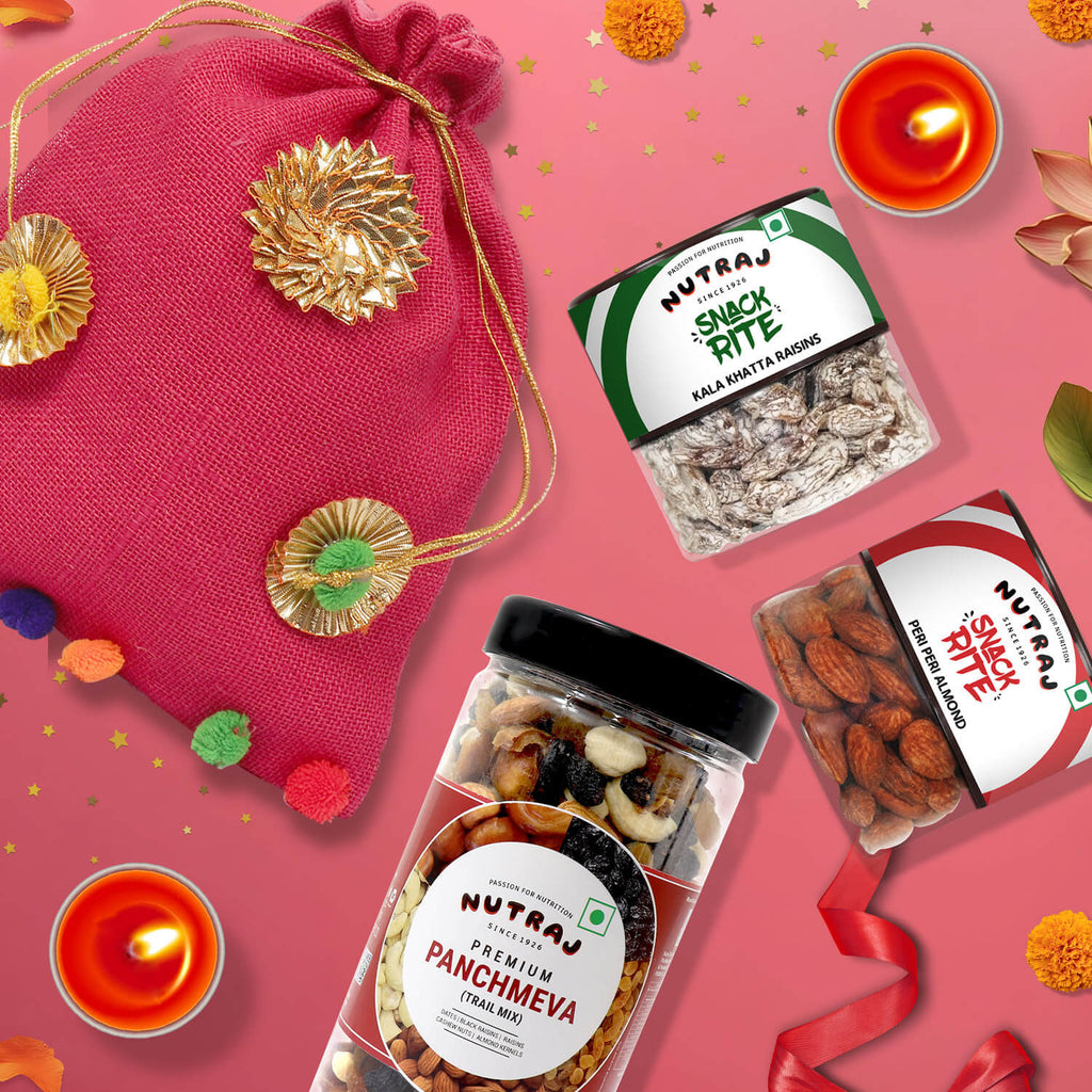 Buy and Send Diwali Dry Fruits Gift Hampers Online from Nutraj