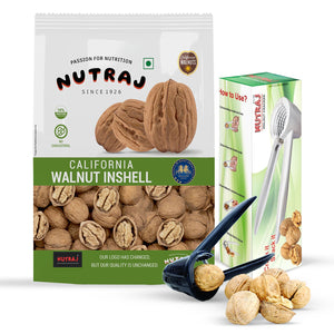 Buy 100% Natural California Walnuts Inshell - NUTRAJ