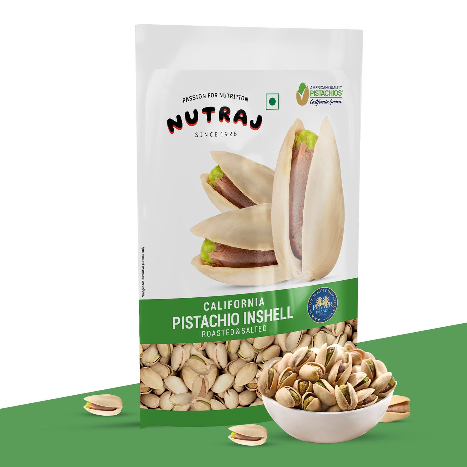 Buy Nutraj California Roasted & Salted Pistachios Online
