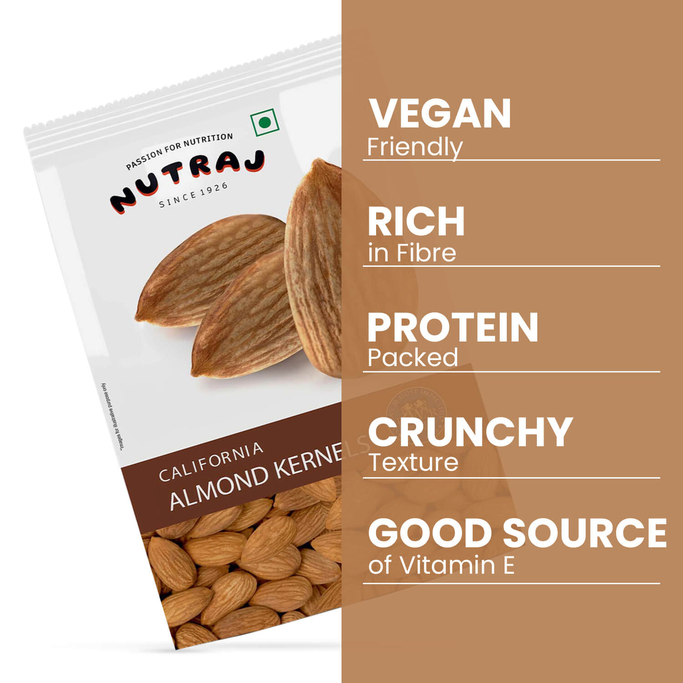 Nutraj Californian 1kg Almonds (Badam) Dry Fruit Nuts Price