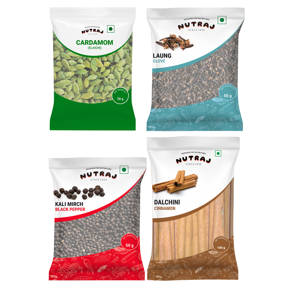 Buy Cardamom Green, Clove, Black pepper & Cassia Cigarette Combo