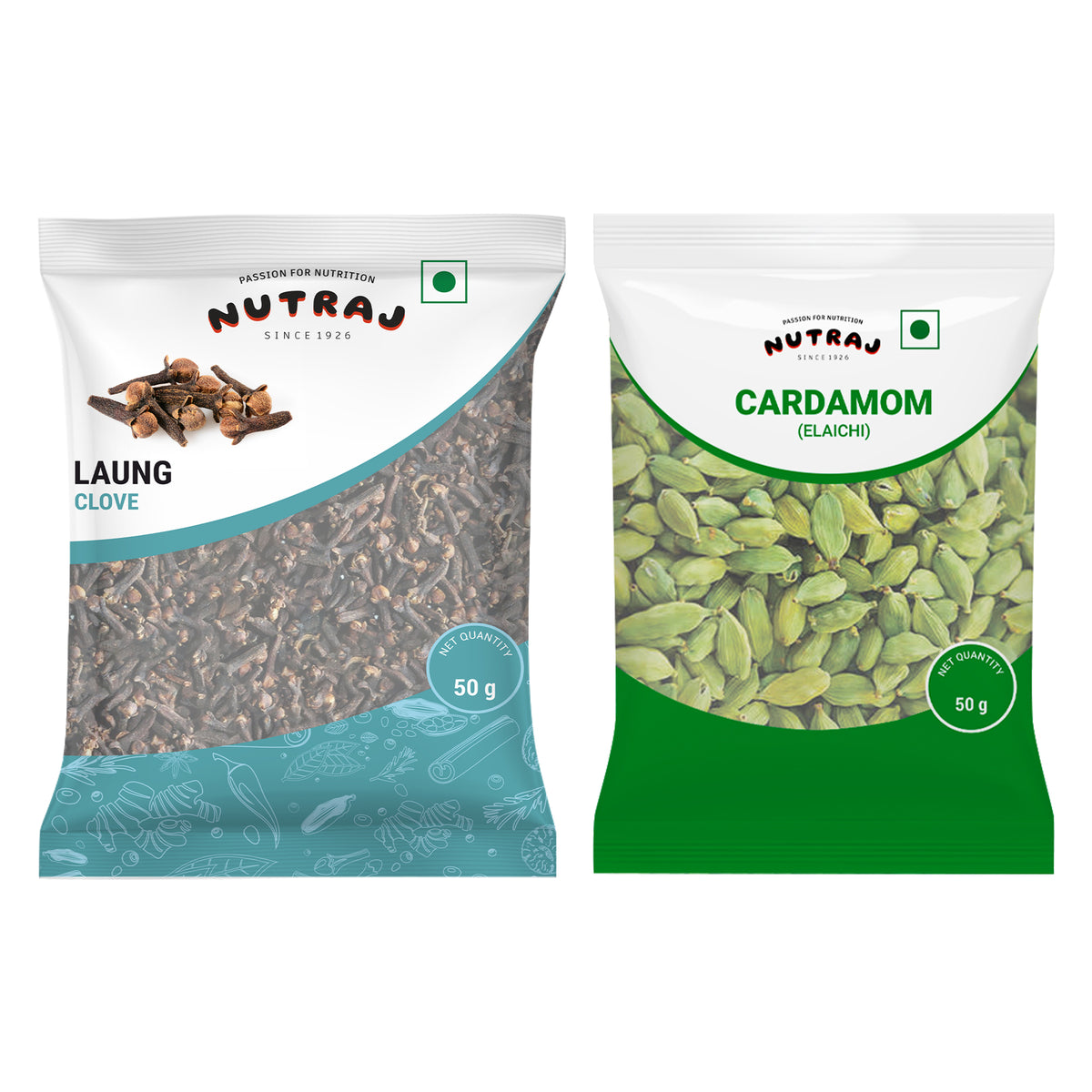 Buy Cardamom Green & Clove Combo 50gm Each | Premium Spices