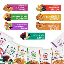 Nutraj Snackrite Trail Mix Combo: 21 Pouches, 7 Varieties + FREE Nut T