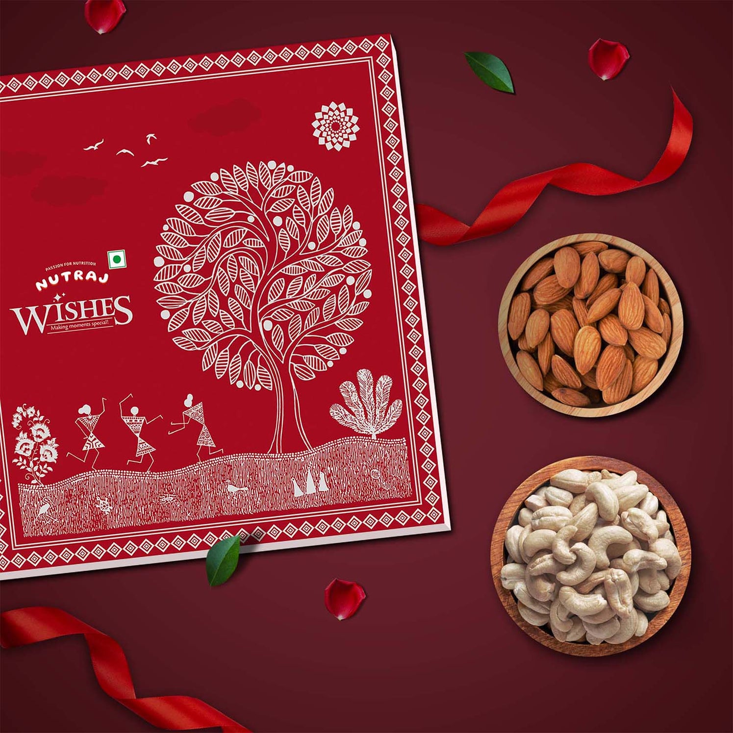 Buy and Send Diwali Dry Fruits Gift Hampers Online from Nutraj