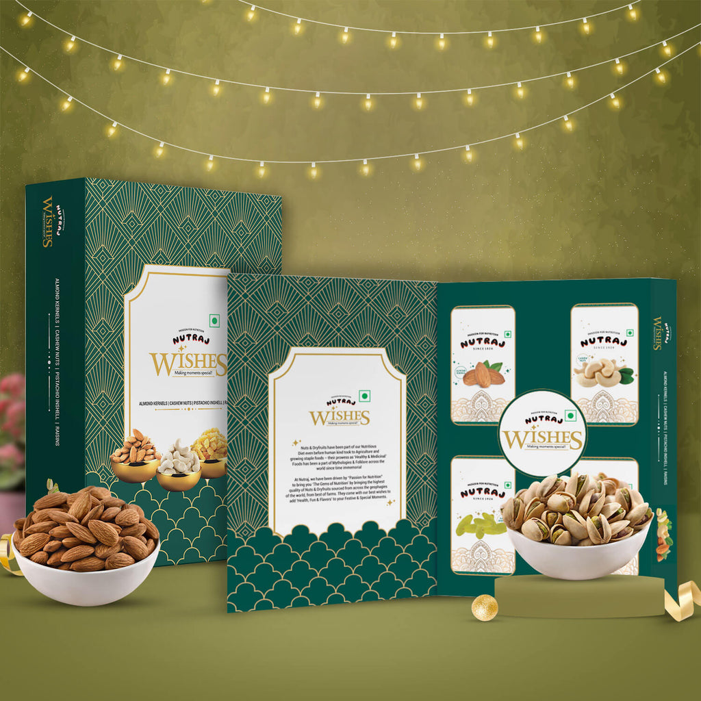 Buy and Send Diwali Dry Fruits Gift Hampers Online from Nutraj