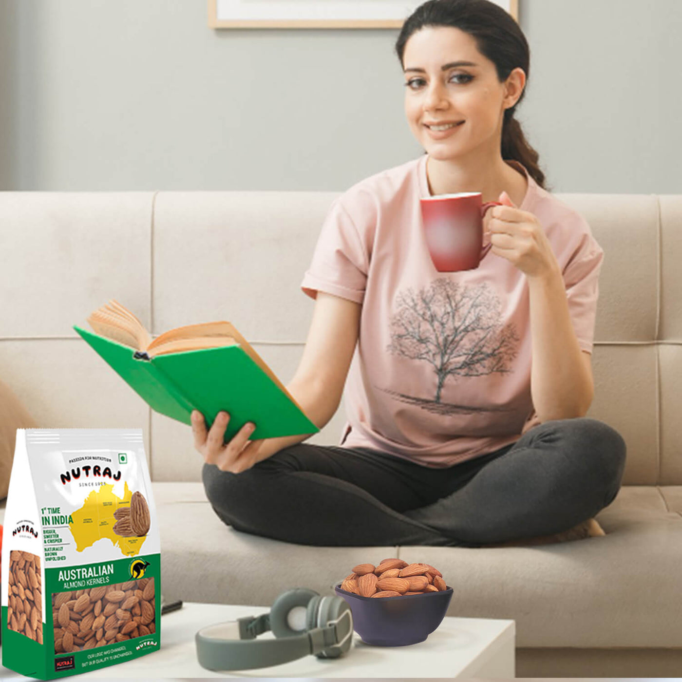 Nutraj Australian Almonds Badam 500gm
