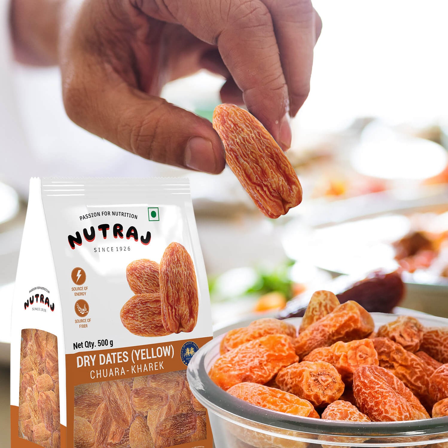 Buy Nutraj Chuara Dry Dates 500 GM Online in India