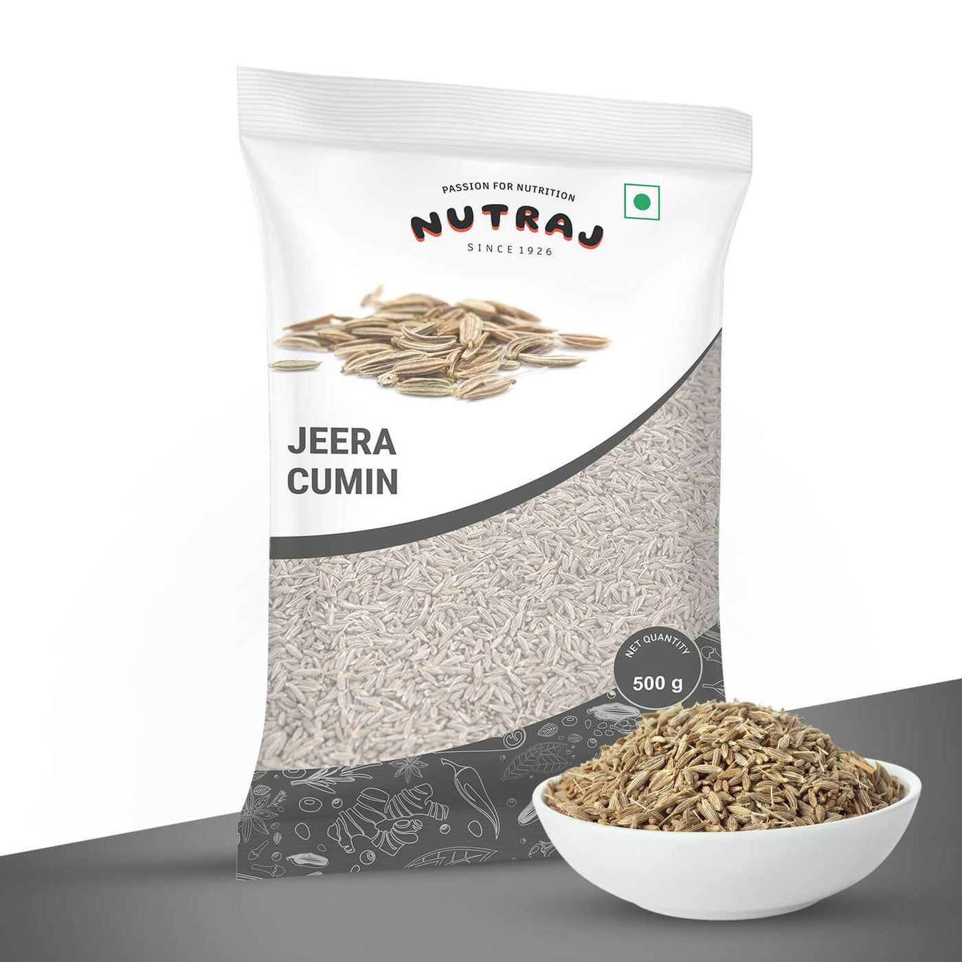 Nutraj Cumin Seeds (Jeera) 500gm-bundle-store