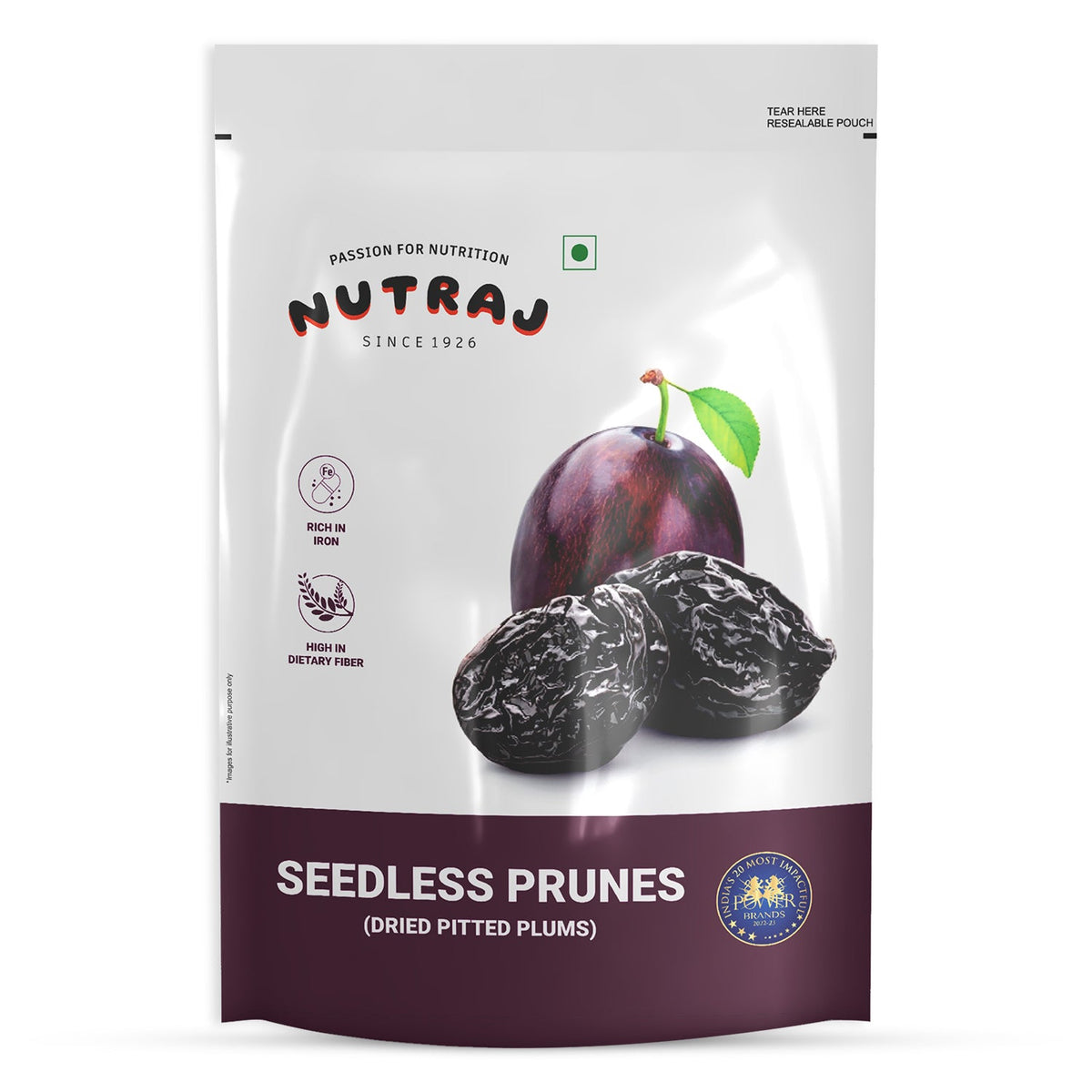 Buy Fresh Pitted Prunes 200 GM Online in India - NUTRAJ