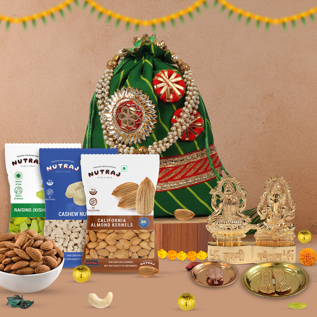 Buy and Send Diwali Dry Fruits Gift Hampers Online from Nutraj