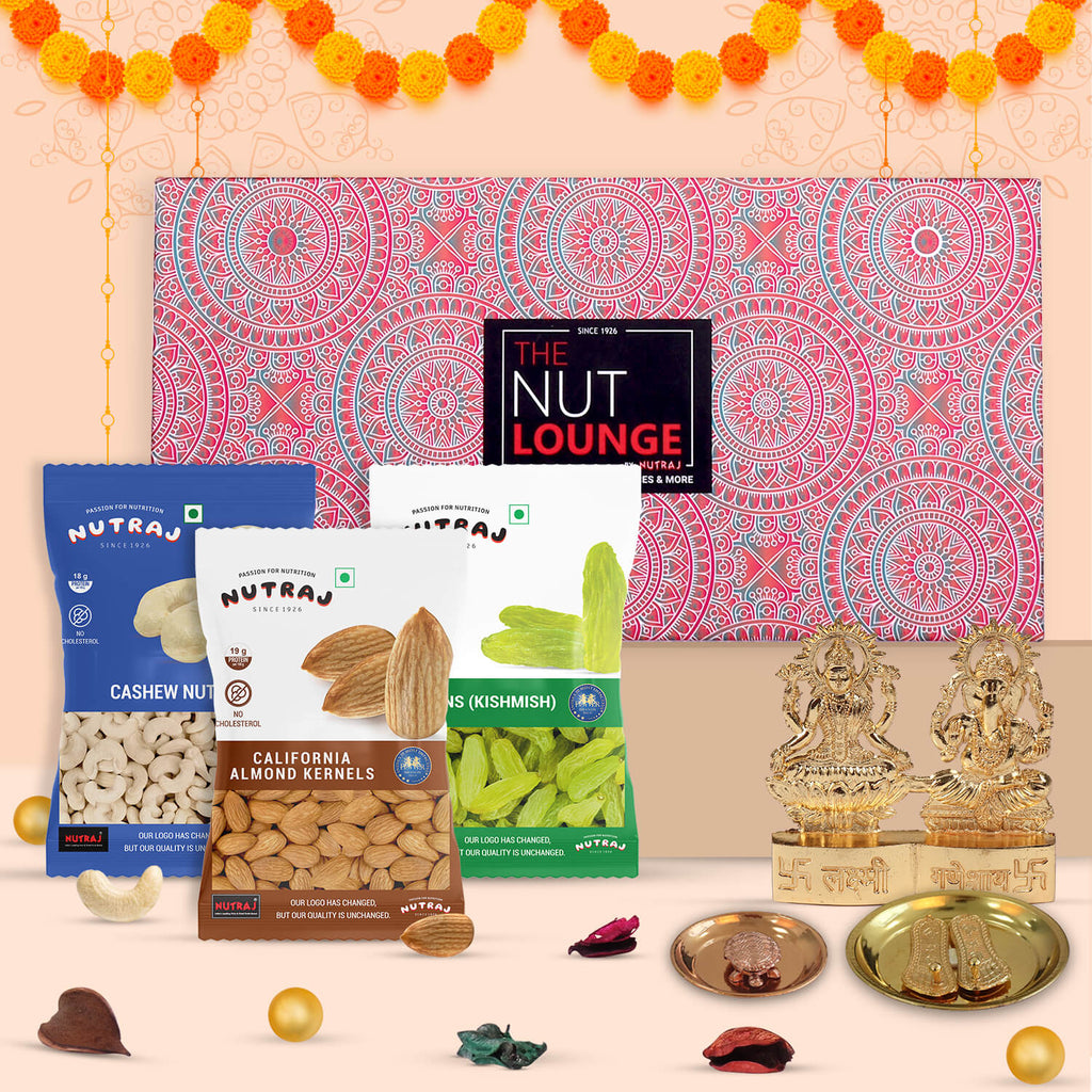 Buy and Send Diwali Dry Fruits Gift Hampers Online from Nutraj
